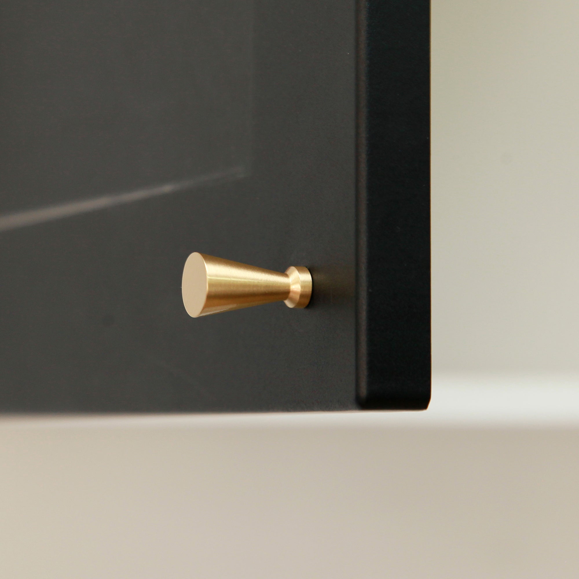 Oslo Mid-Century Modern Solid Brass McCobb Style Cabinet Hardware Knob