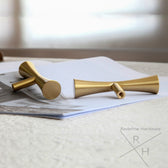 Ravenna Mid-Century Modern Brass Cabinet Hardware Knob