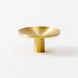 Dish Brass Mid-Century Modern Cabinet Knob